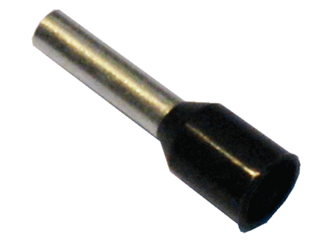 1,5mm² Core-End Sleeves Black (500 Pieces)